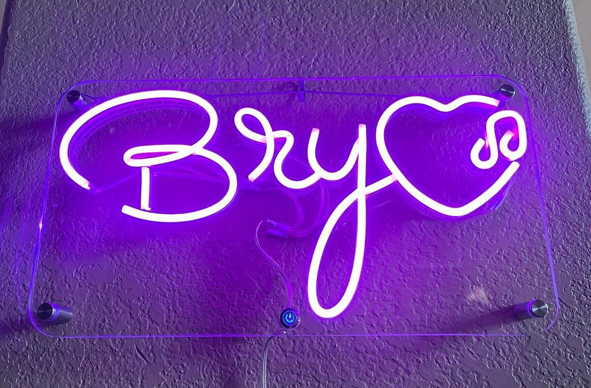 CUSTOM LED NEON LIGHTED SIGN